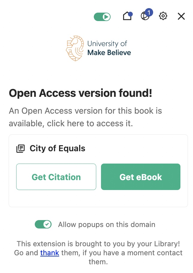 Open Access eBooks with Directory of Open Access Books (DOAB) – Lean Library