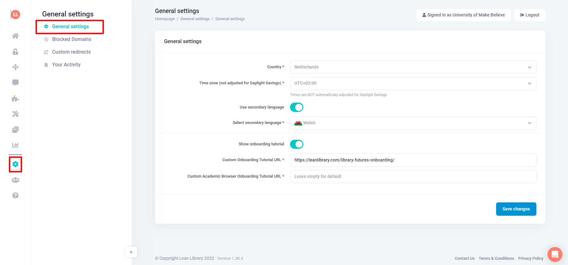 General Settings: How to set up? – Lean Library