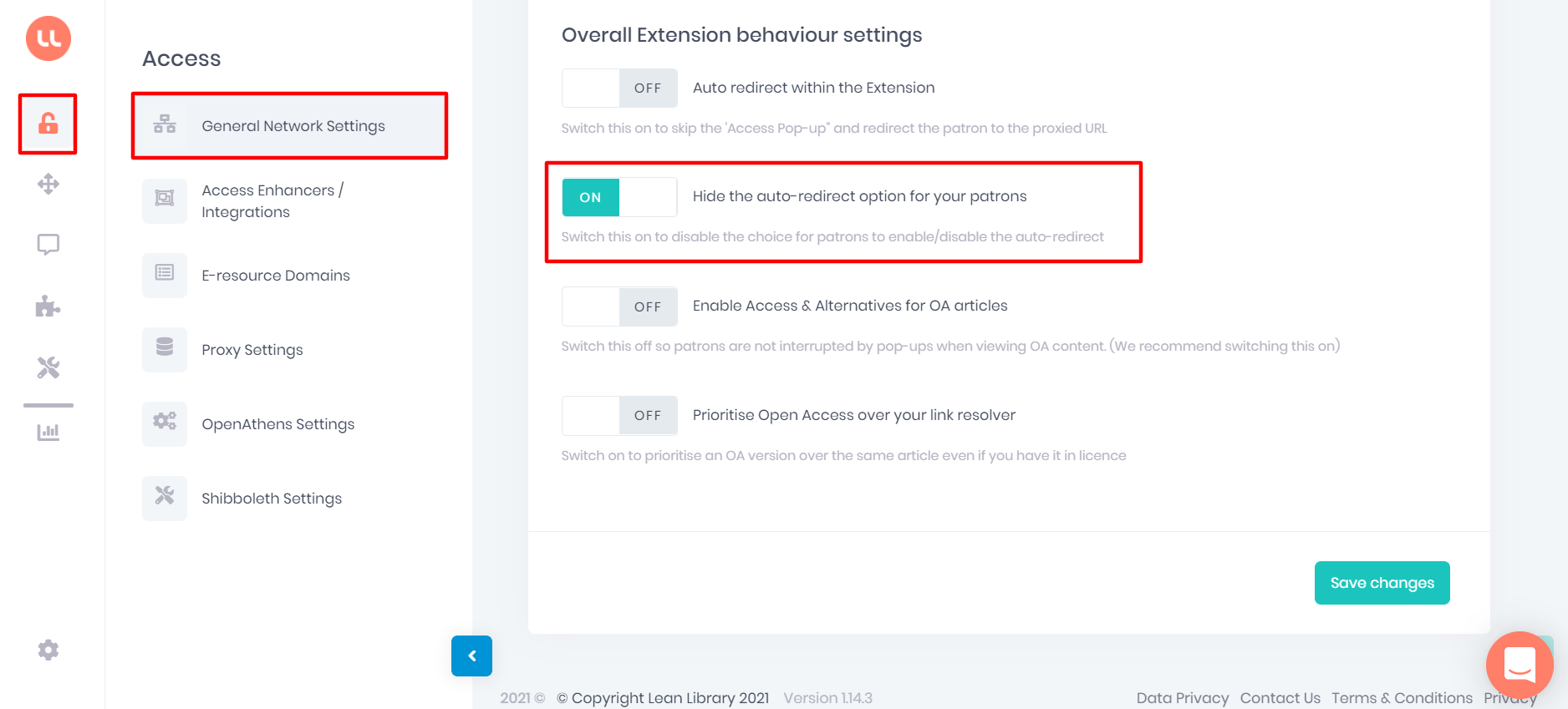 Auto-redirect within the Extension settings: How to set it up – Lean ...