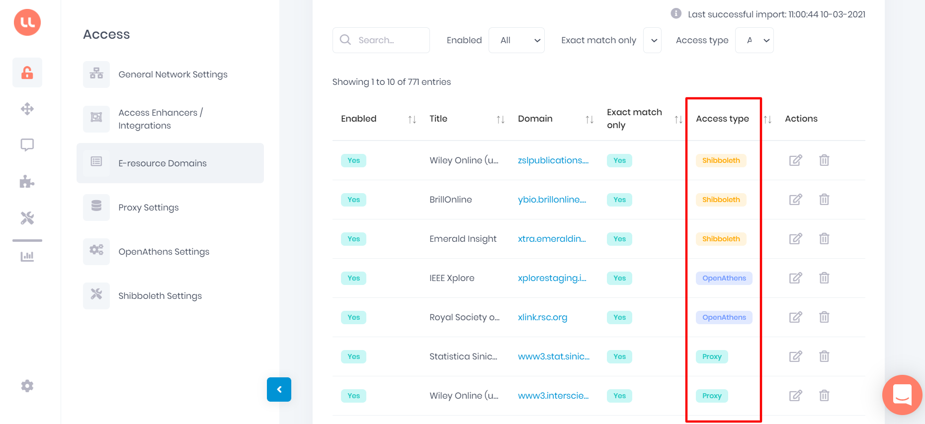 Authentication Settings: Proxy/Shibboleth/OpenAthens – Lean Library