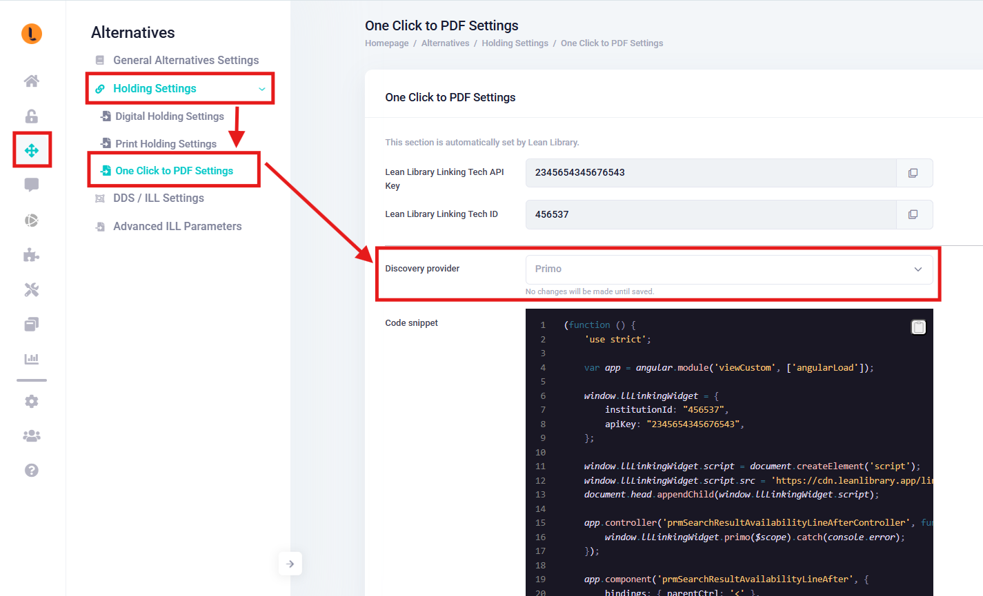 One Click to PDF: How to add the code snippet to your Library Discovery ...