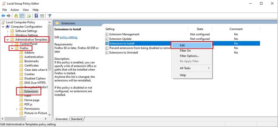 Group deployment of the Lean Library extension: Firefox – Lean Library